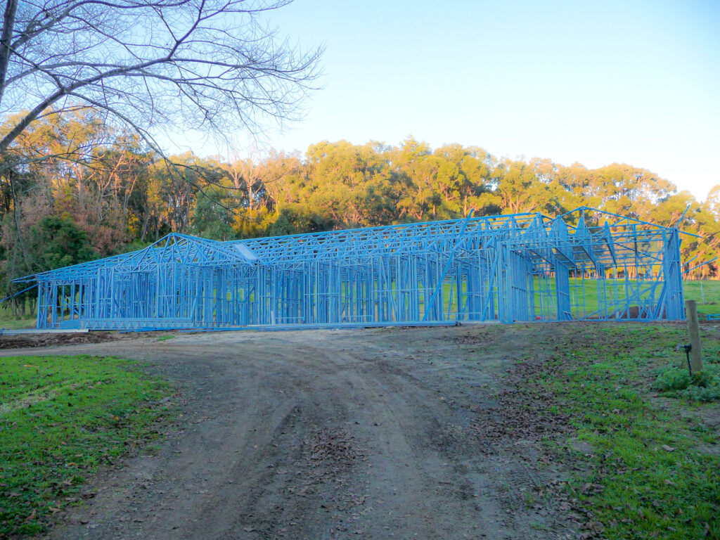 Residential steel house frames – Dynamic Steel Frame build